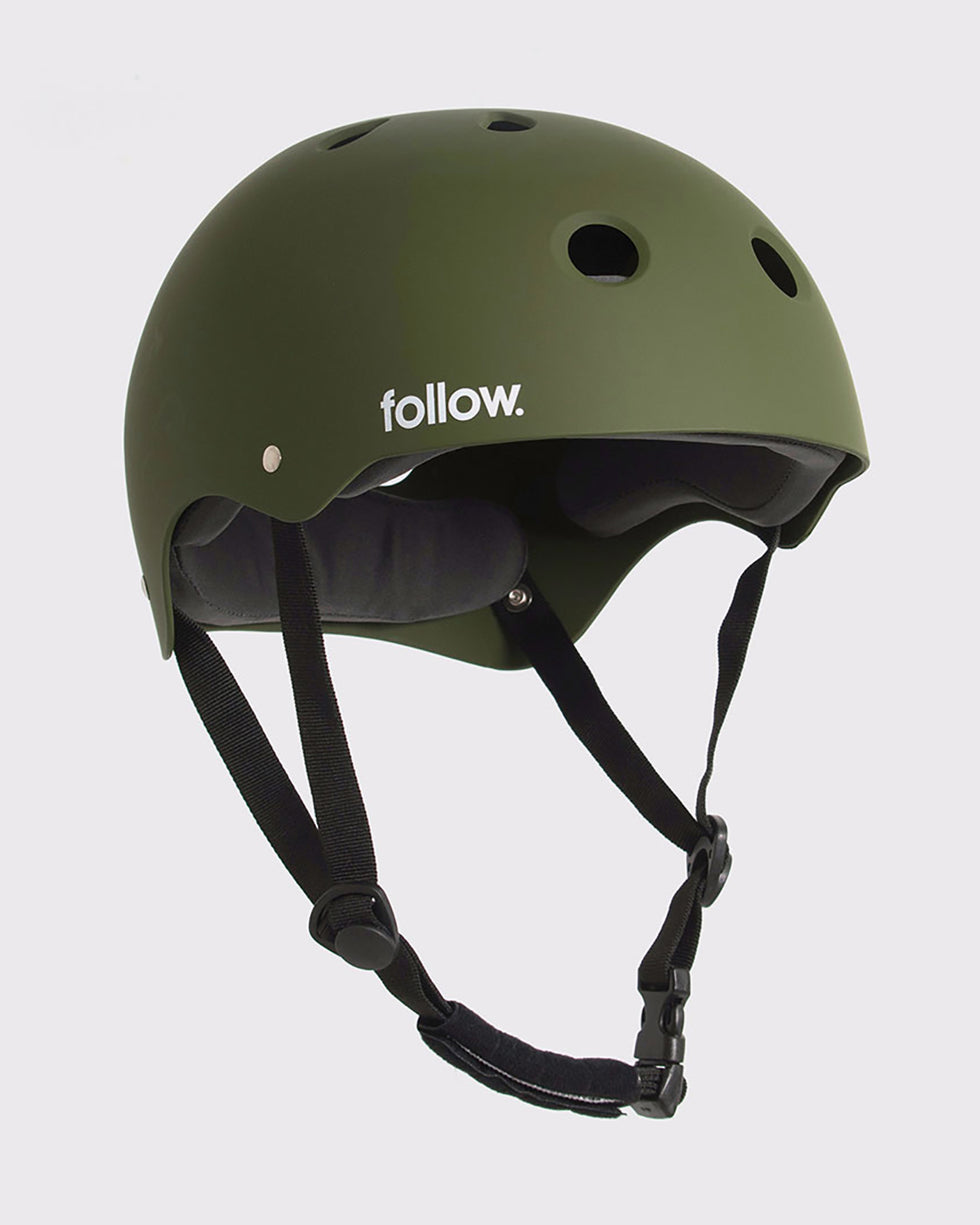 Follow Safety First Helmet - Olive – Follow Australia