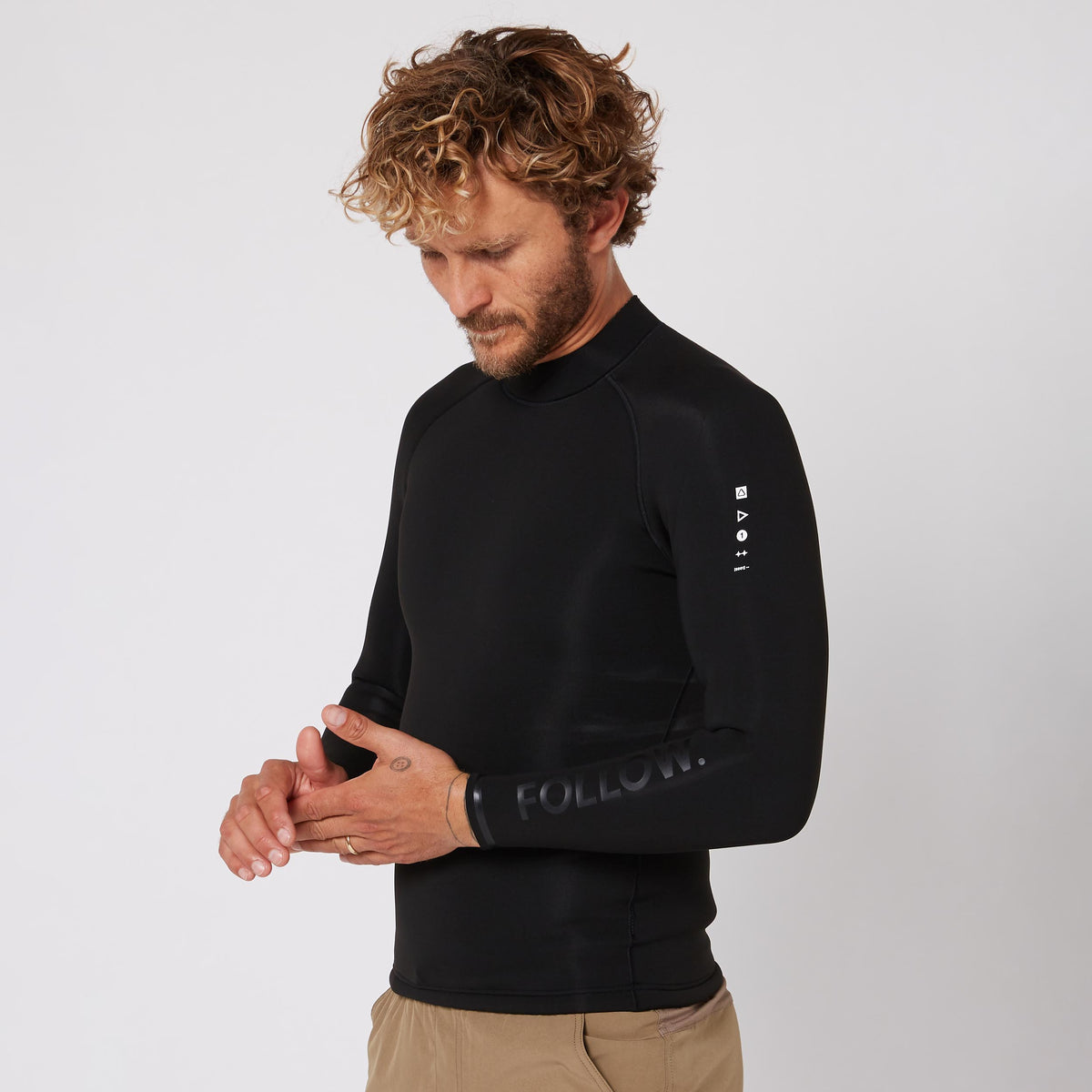 Follow P1 Ocena 2mm Wetty Top - Black – Follow Australia